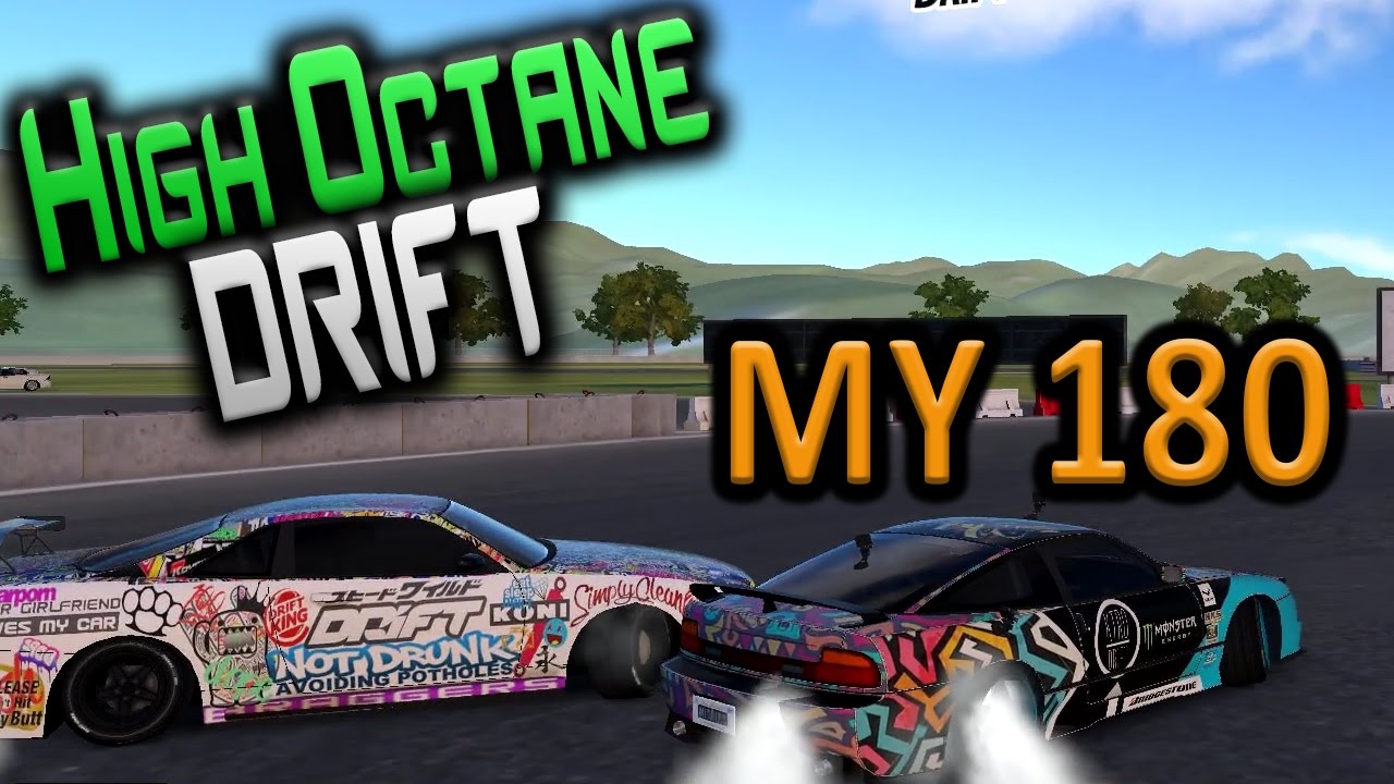 High octane drift | My 180 - YouTube