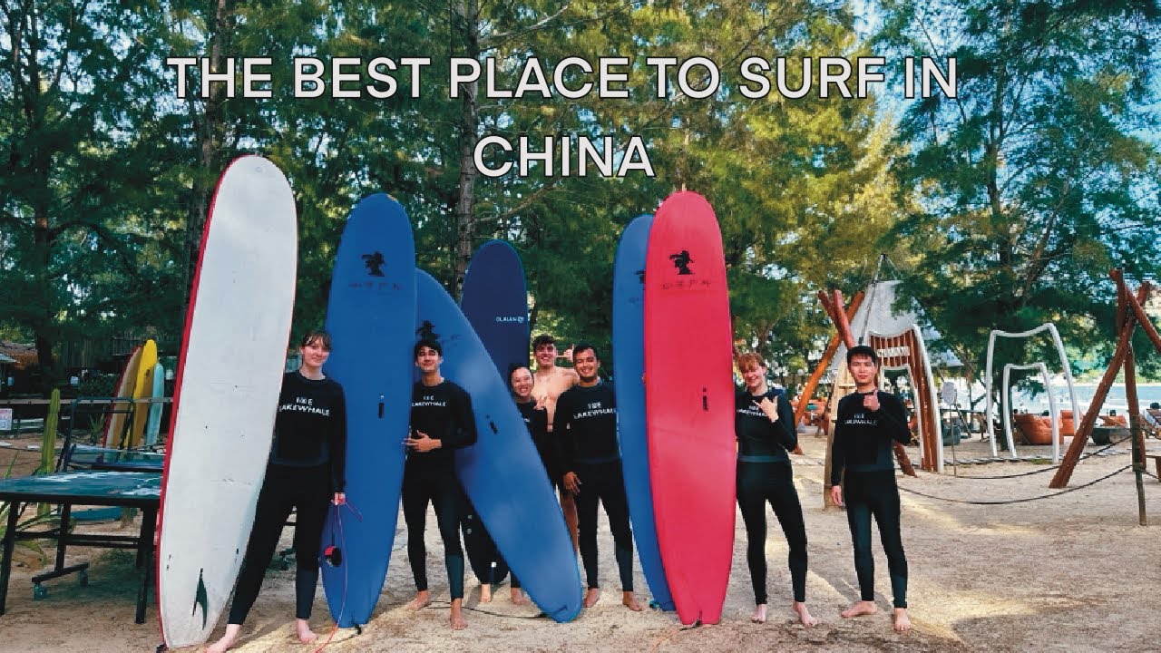 Sanya: The Best Place to Surf in China? | China Adventures 2023 - YouTube