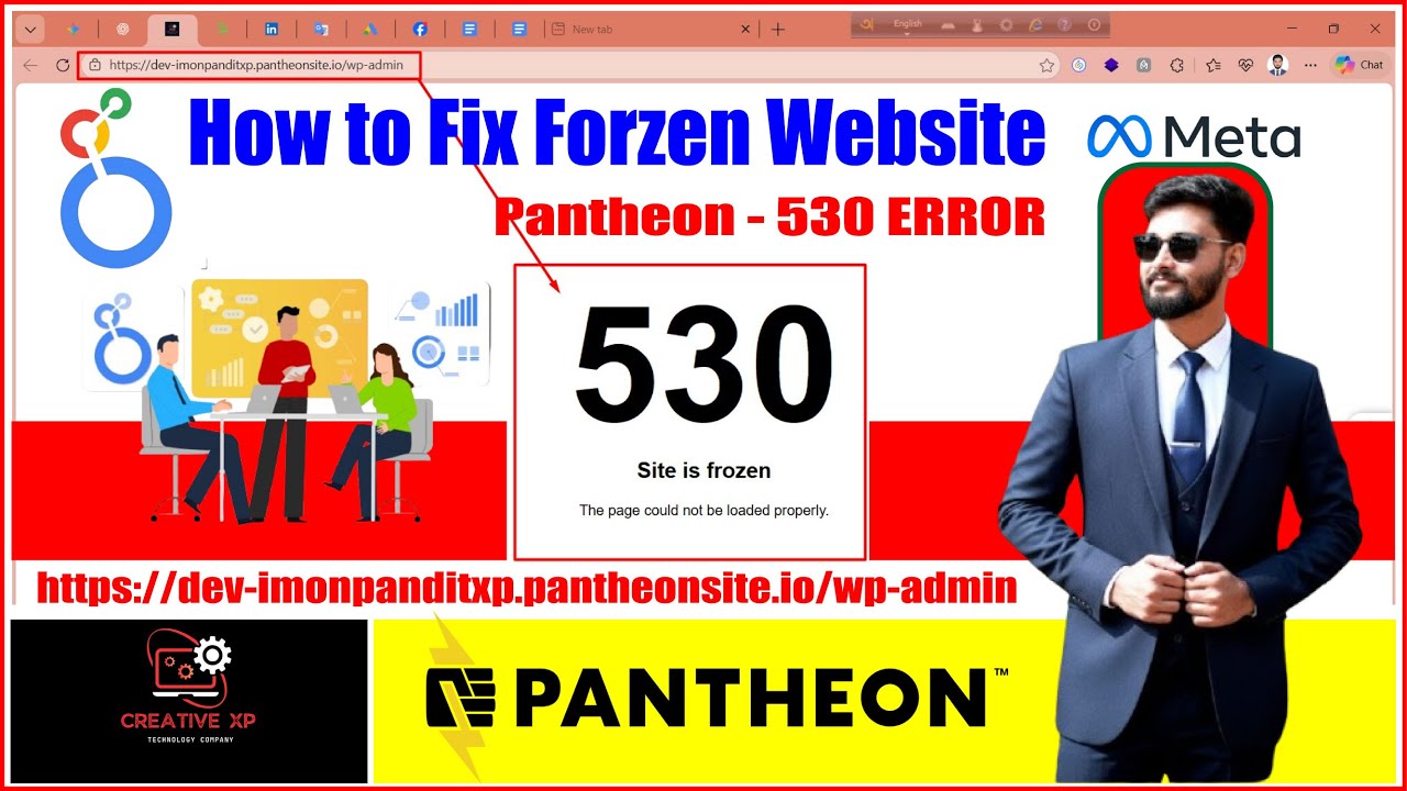 How to Fix Frozen Website || Pantheon || 530 Error || - YouTube