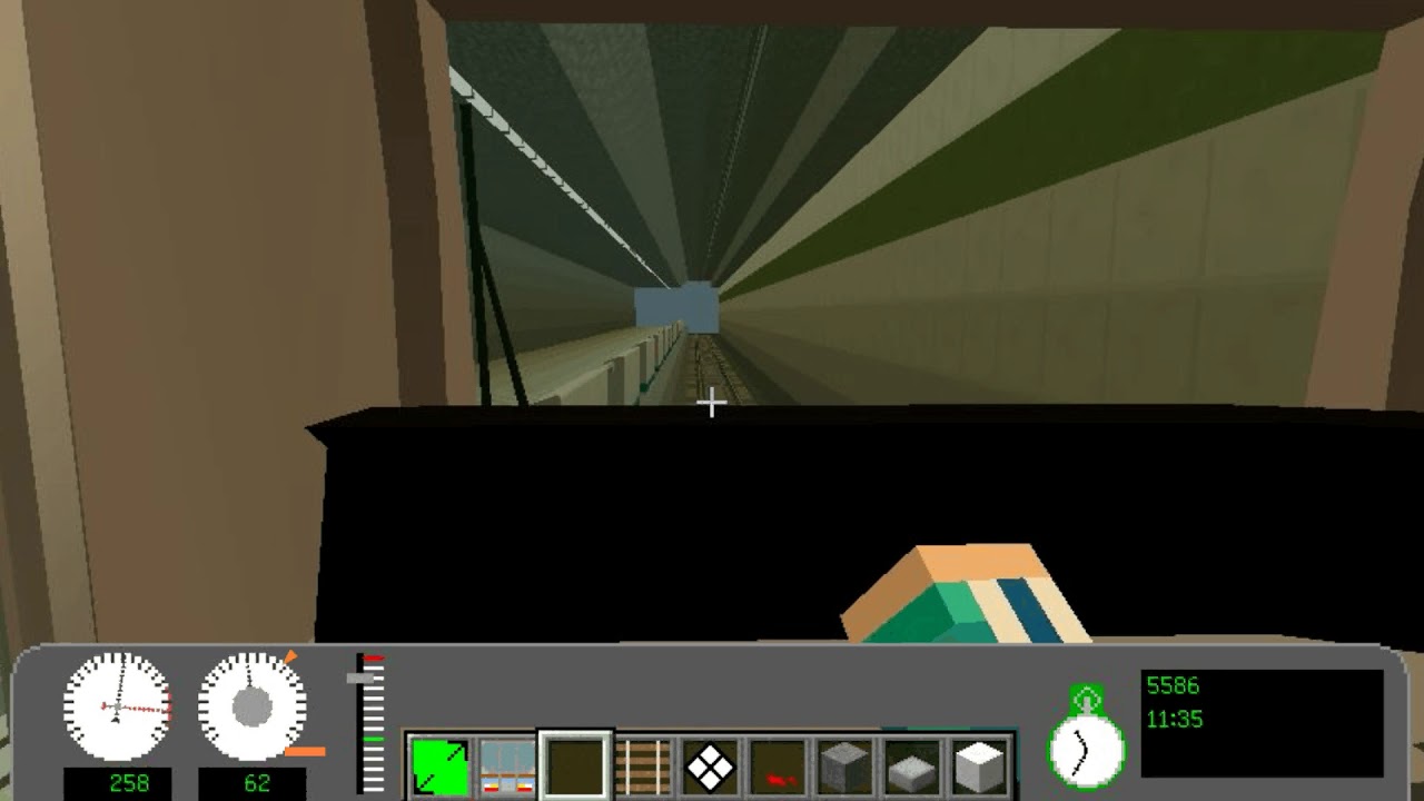 Minecraft リアルトレインMOD ATCテスト - YouTube