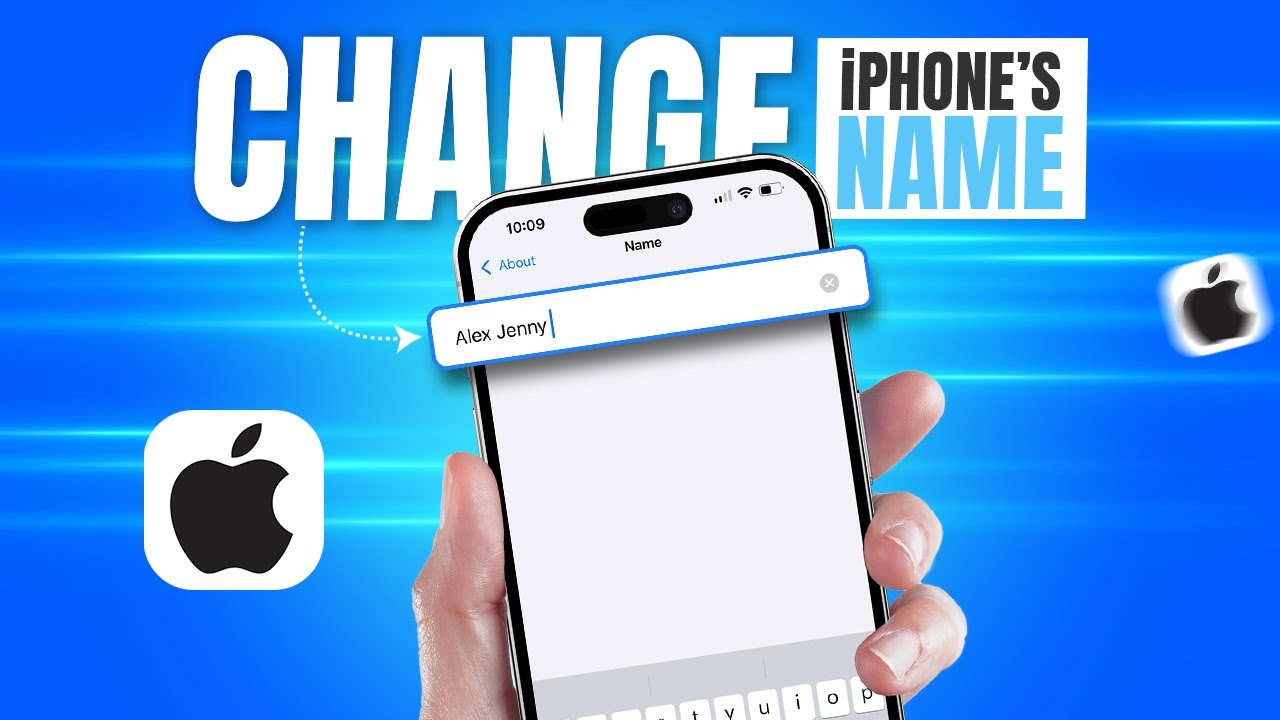 How To Change Your iPhone's Name | Rename Your Apple ID - YouTube