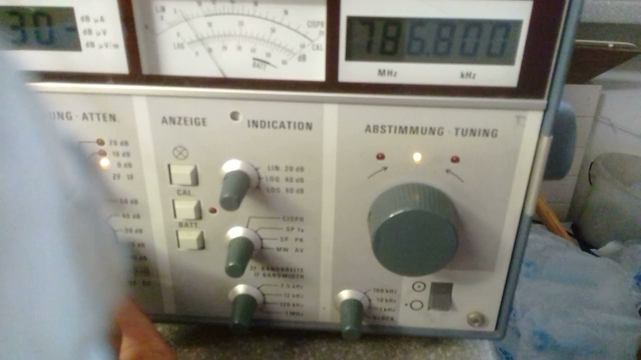 786Mhz rf Hearing demodulation - YouTube