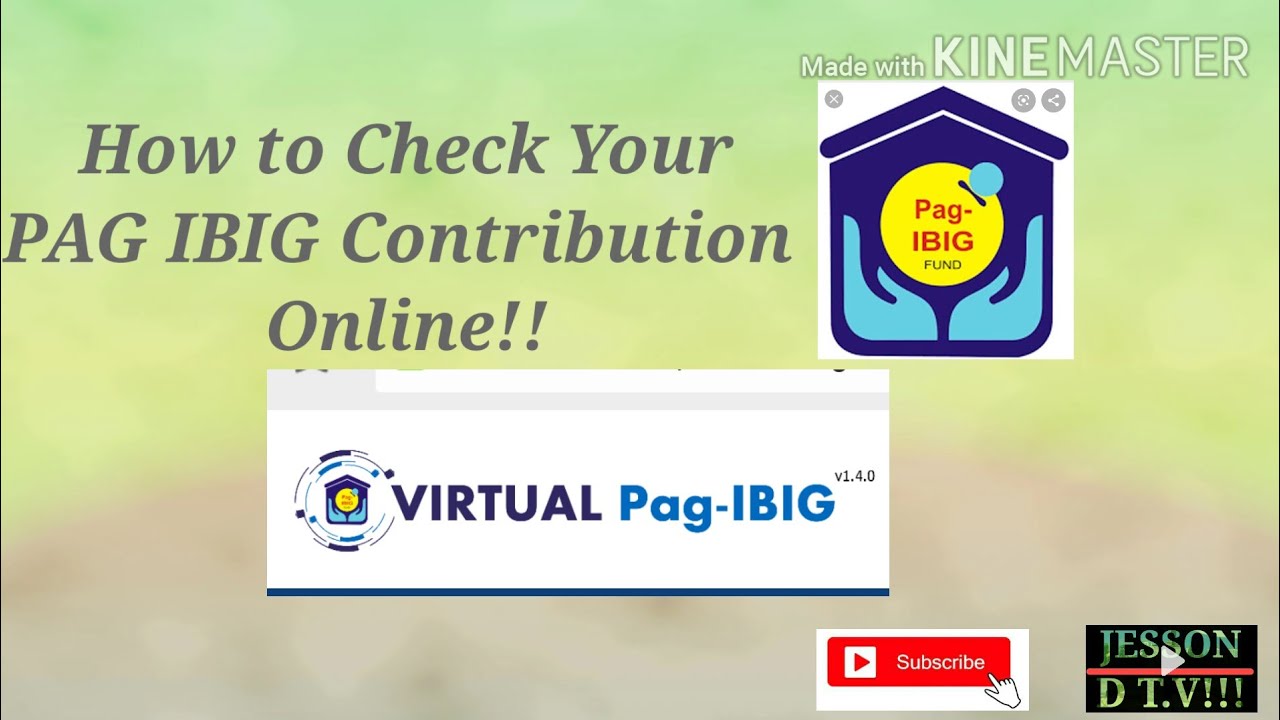 How To Check Your PAG IBIG Contribution Online JESSON D T V YouTube how-to-check-your-pag-ibig-contribution-online-jesson-d-t-v-youtube