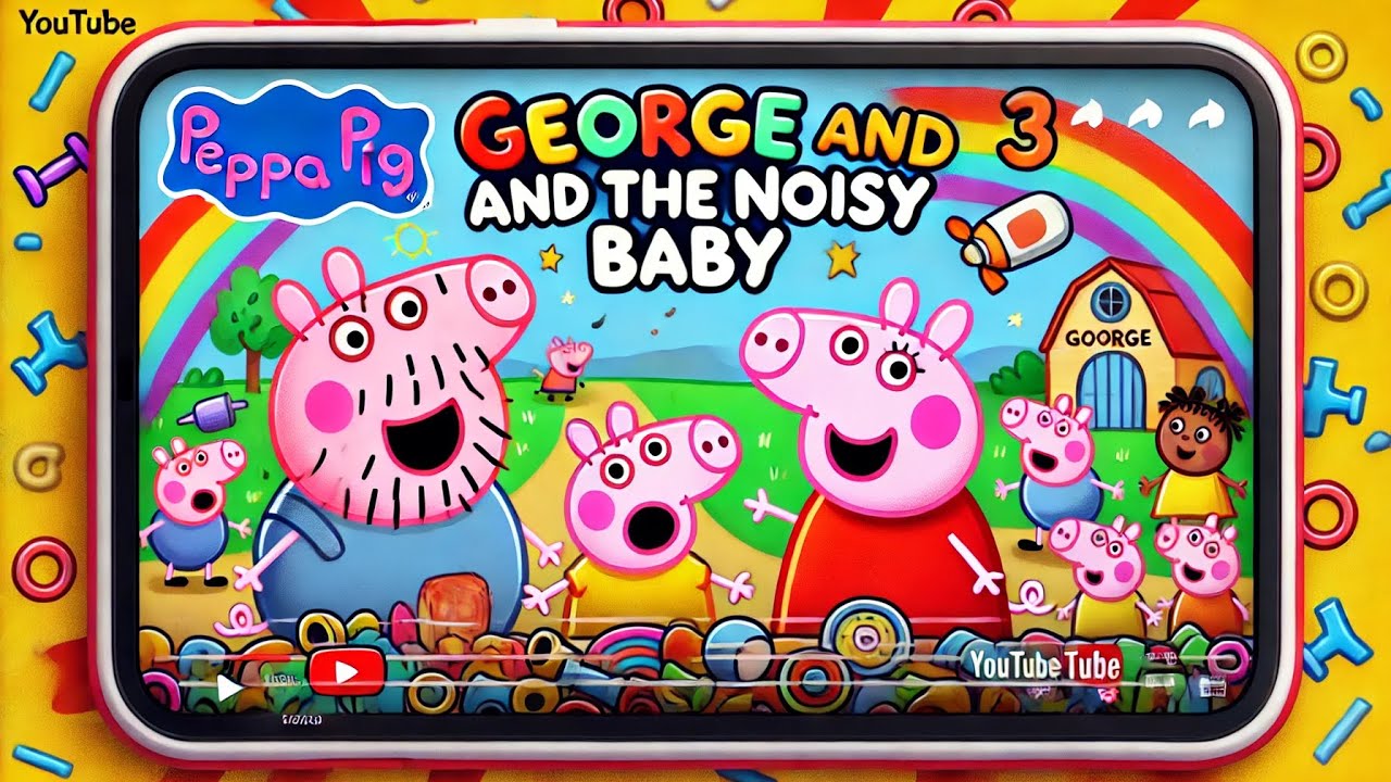 Peppa Pig: George and the Noisy Baby | Animated Children's Read Aloud ...