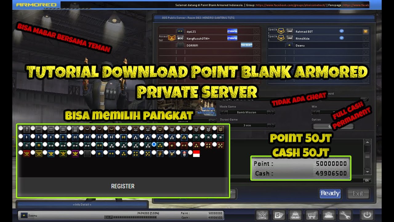 Tutorial Download Point Blank Armored Indonesia Private Server - YouTube