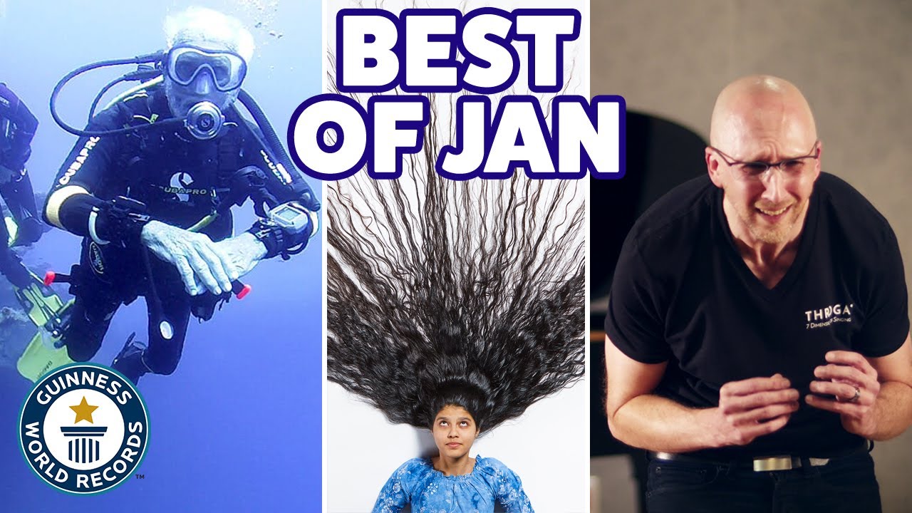 Amazing new January records! - Guinness World Records - YouTube