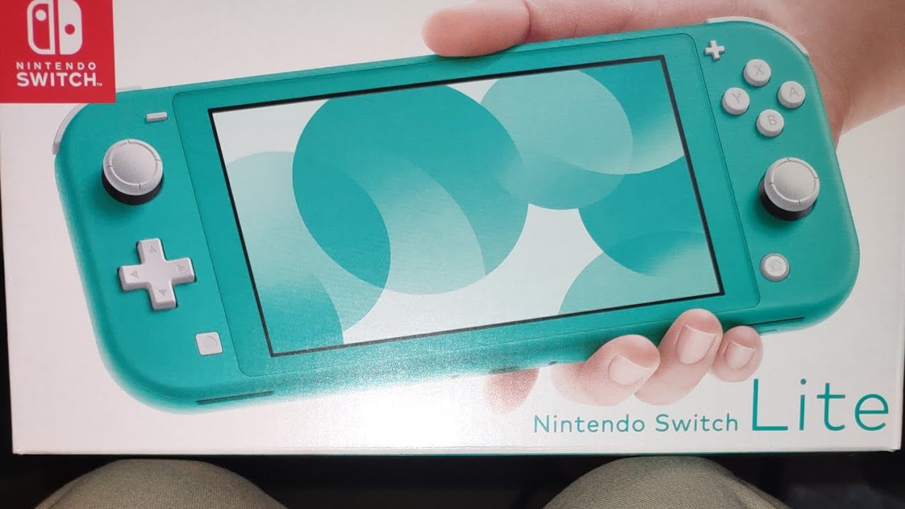 Nintendo switch lite unboxing - YouTube