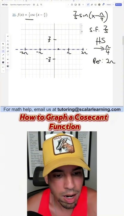 How to Graph a Cosecant Function #cosecant #trigonometry # ...