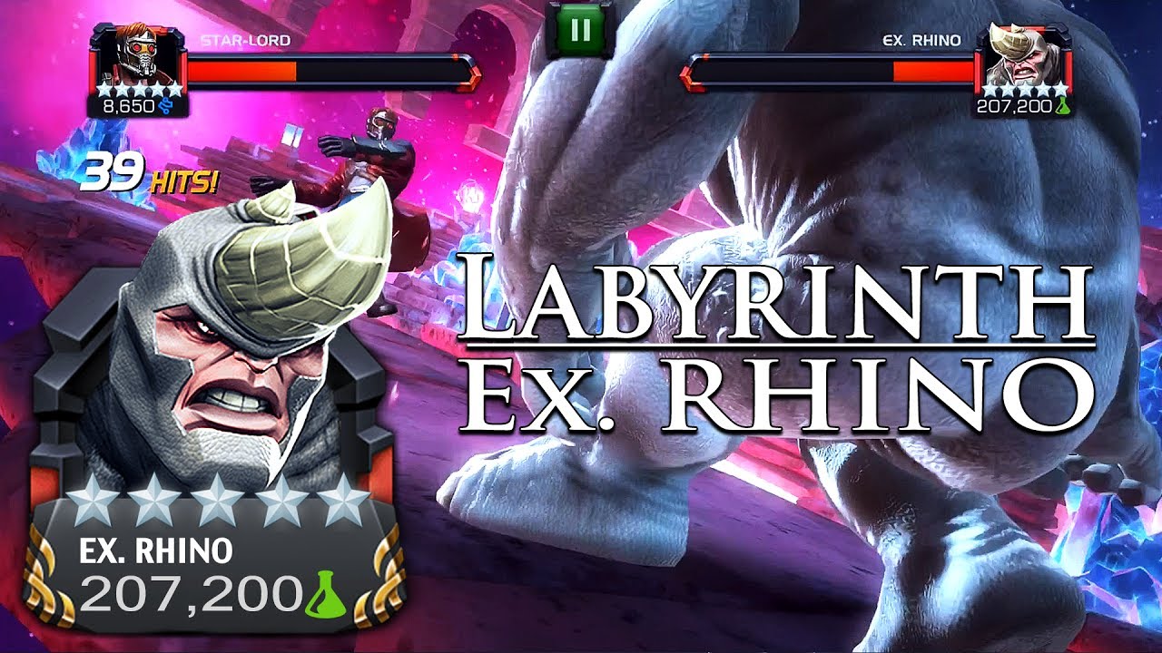 Labyrinth of Legends - Rhino Path 3 Exclusive Fight [90% Physical ...