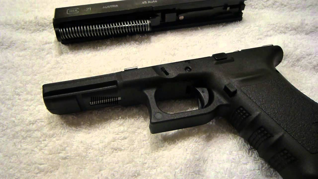 001 How to field strip a glock part 2 - YouTube