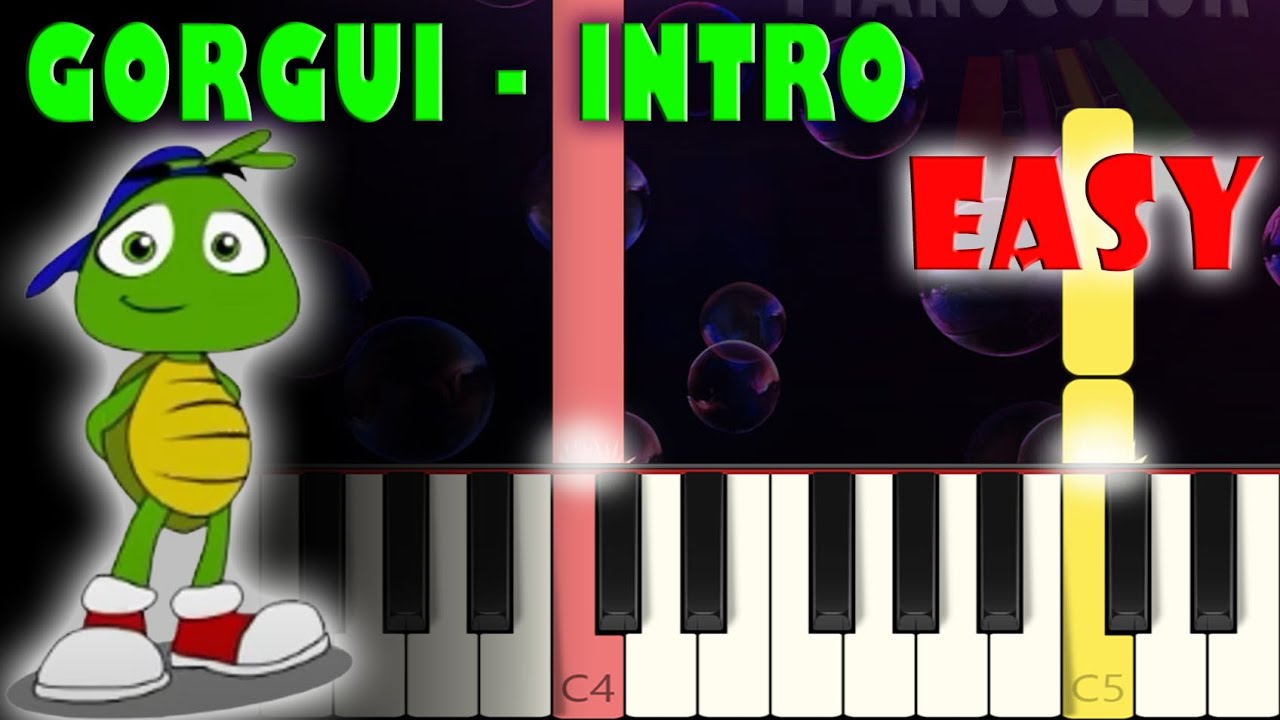 Gorgui - Intro | Piano Cover | Tutorial FÁCIL | Karaoke - YouTube