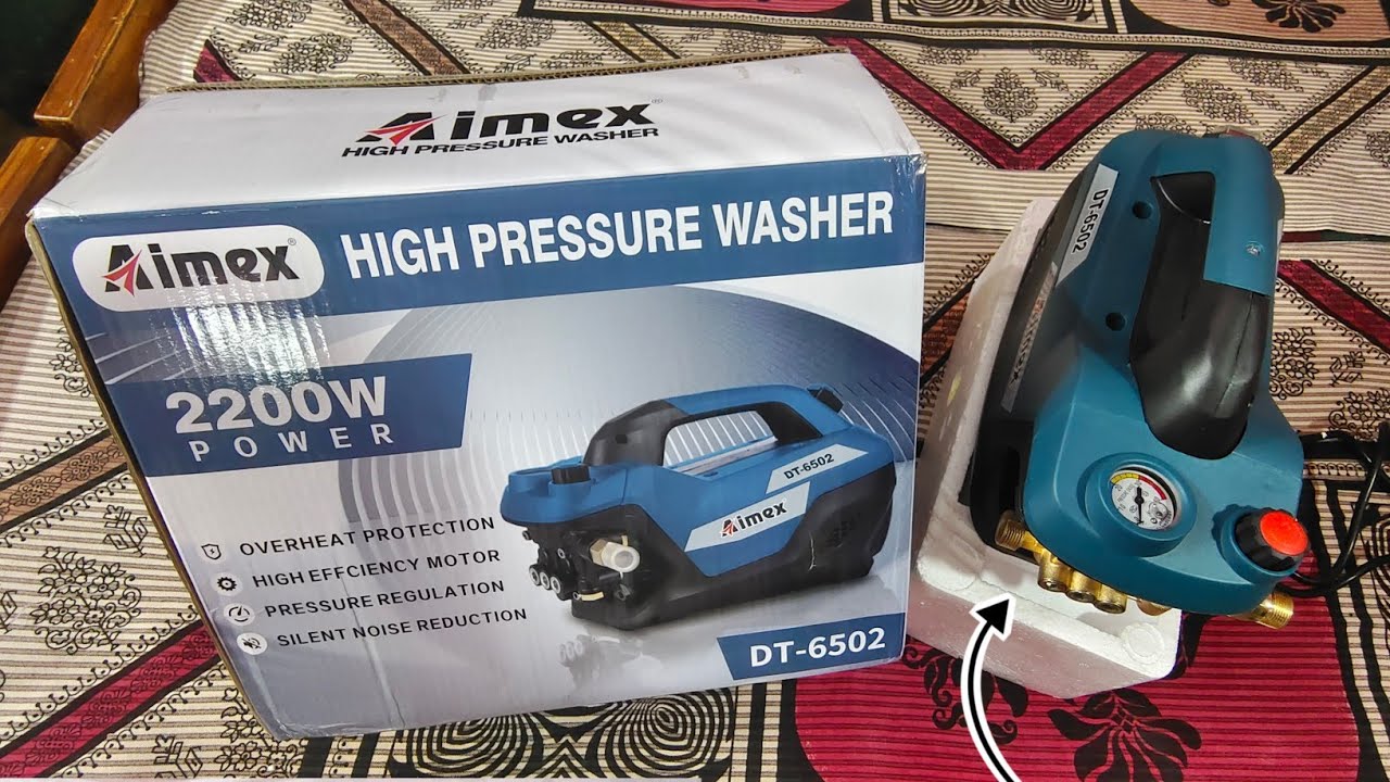 Aimex DT-6502 Car Washer for Home | UNBOXING | Aimex का सबसे Powerfull ...