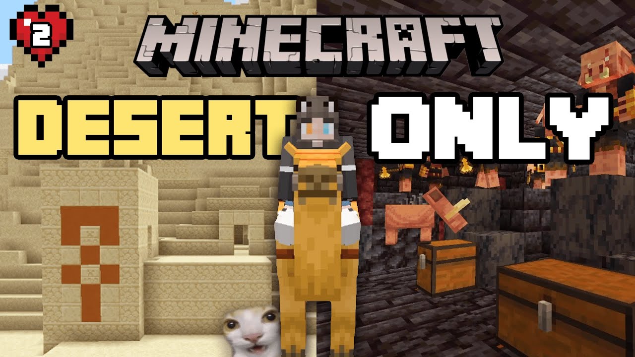 Conquering The Nether In My DESERT ONLY Minecraft World - Episode 2 ...