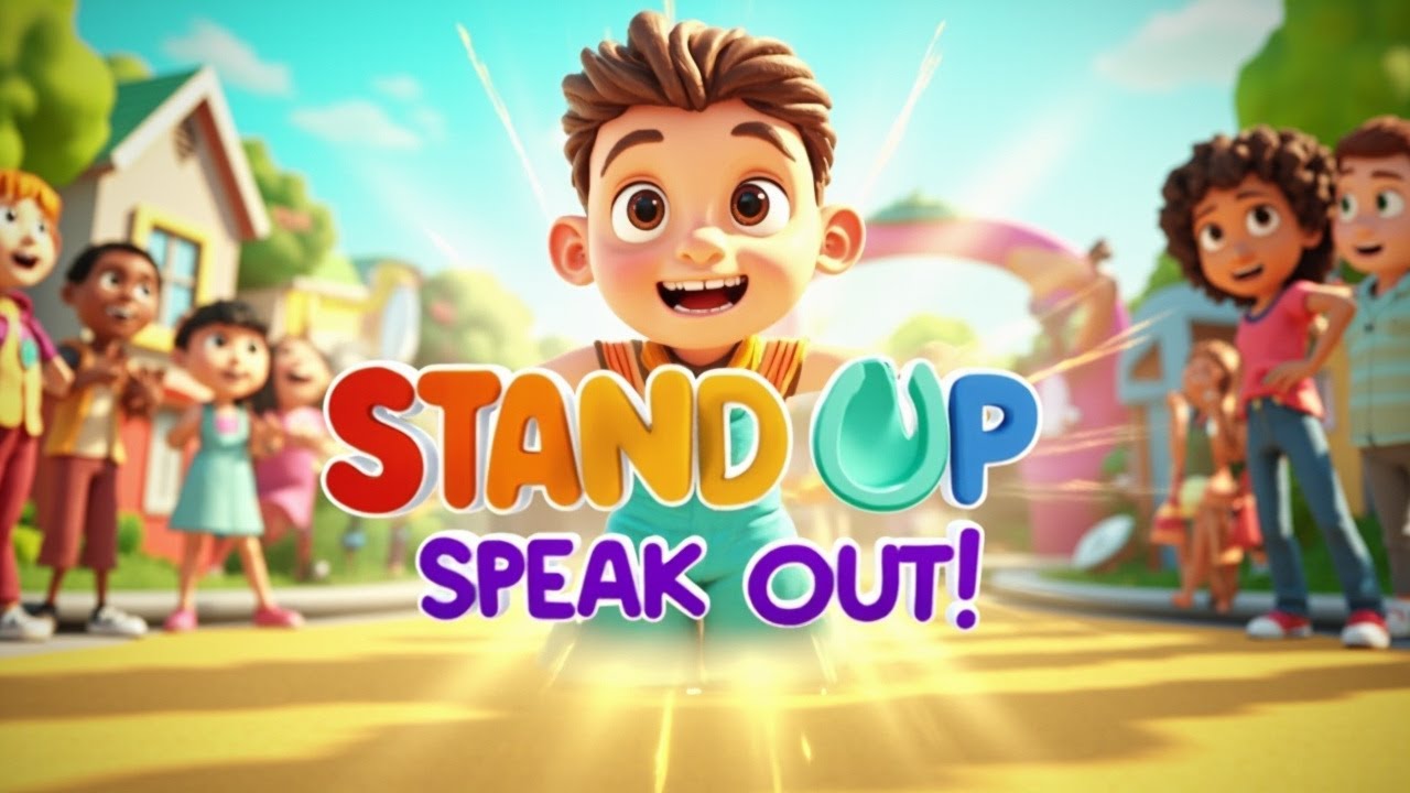 Stand Up, Speak Out! 💪 | Anti-Bullying Song for Kids | Empowering Music ...