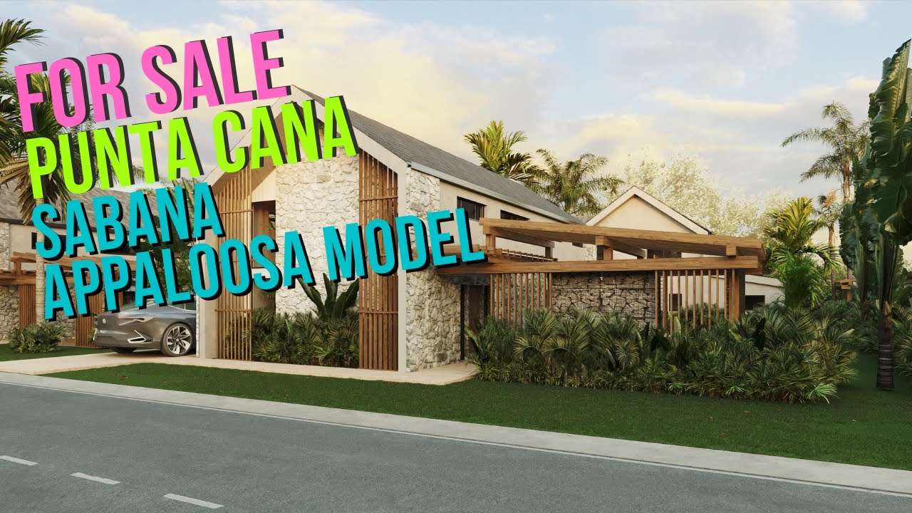 PUNTA CANA APPALOOSA MODEL 3 BR + DEN / 3.5 BTH IN SABANA COMPLEX OF ...