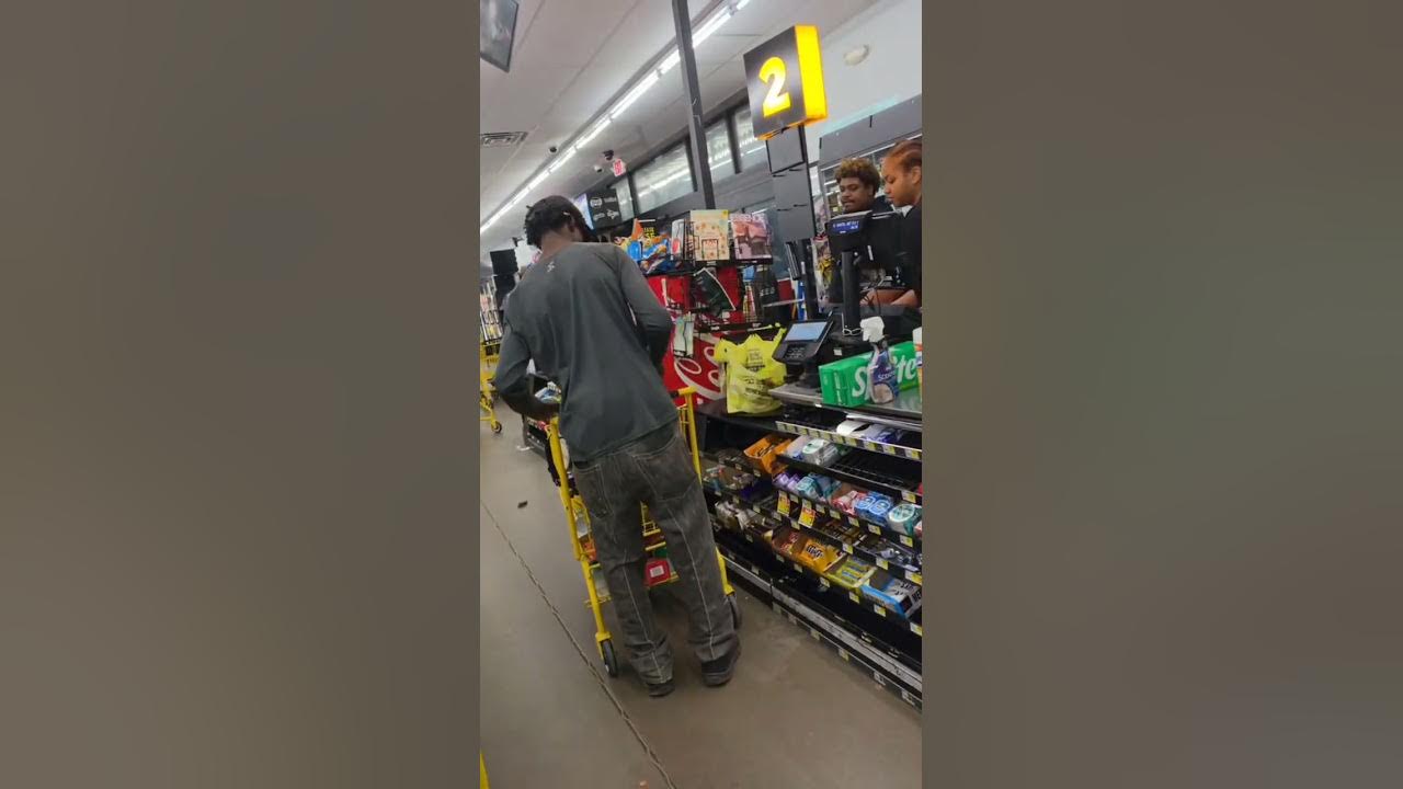 He Got Caught Trying To Steal The Store Scanner - YouTube