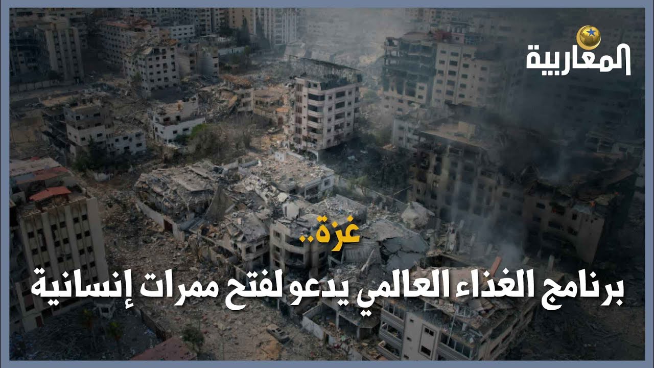 غزة برنامج الغذاء العالمي يدعو لفتح ممرات إنسانية Youtube