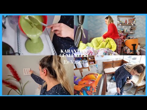 Günlük Vlog Ev Dekorasyonu, Temizliği, Ispanaklı Kek Olur Mu?