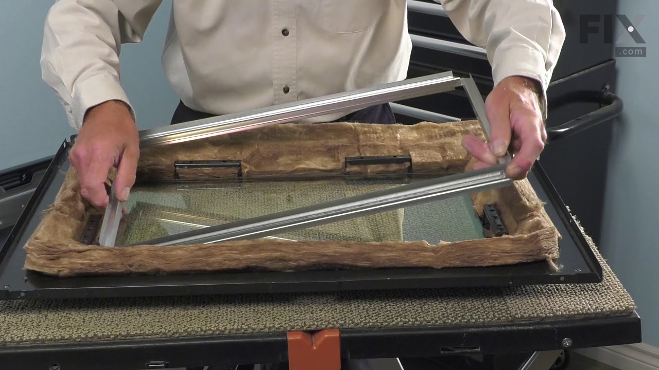 Frigidaire Range Repair - How to Replace the Inner Door Glass - YouTube