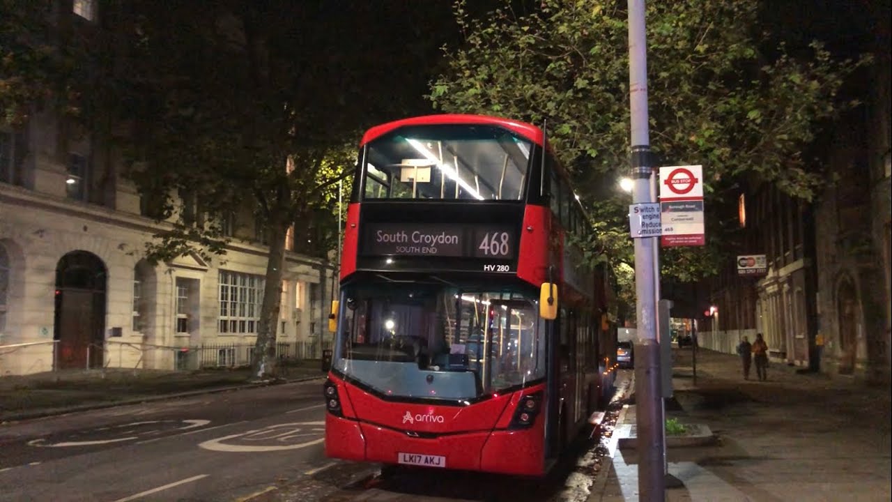 [Full Route Visual] London Bus Route 468: South Croydon To Elephant ...
