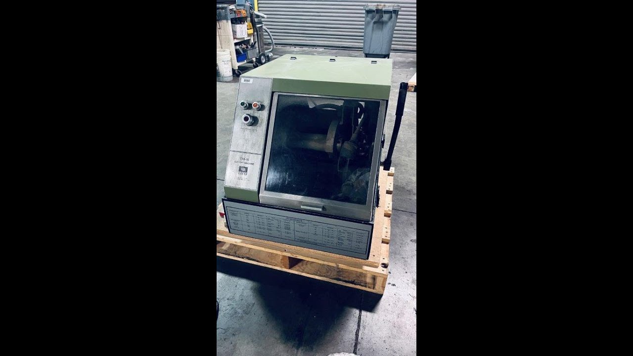 Leco CM-15 Metal Cut Off Saw with Enclosure - MC# 603487 - YouTube