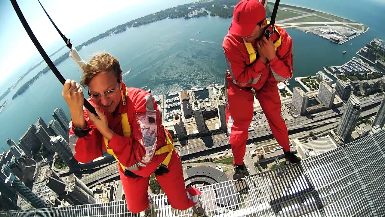 CN Tower EdgeWalk Toronto - YouTube