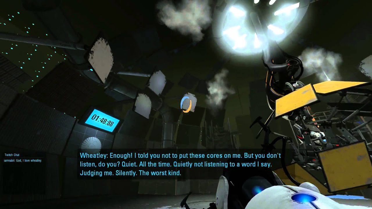 Portal 2 - Wheatley Boss Fight - YouTube