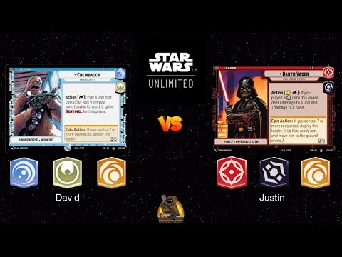 Star Wars Unlimited | Vader Yellow vs Chewie Yellow - YouTube