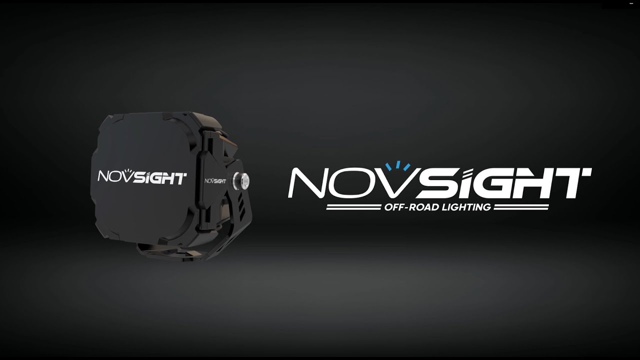 Novsight Cyber Series 3-Inch LED pod lights trailer - YouTube