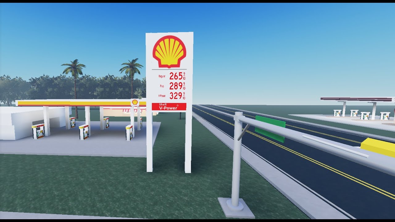 Robloxia: Driving By Shell on SW 95th St and SW 152nd Ave - YouTube
