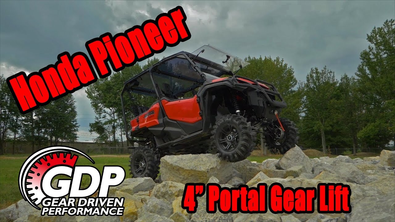 Honda Pioneer GDP Portal Gear Lift - SuperATV - YouTube