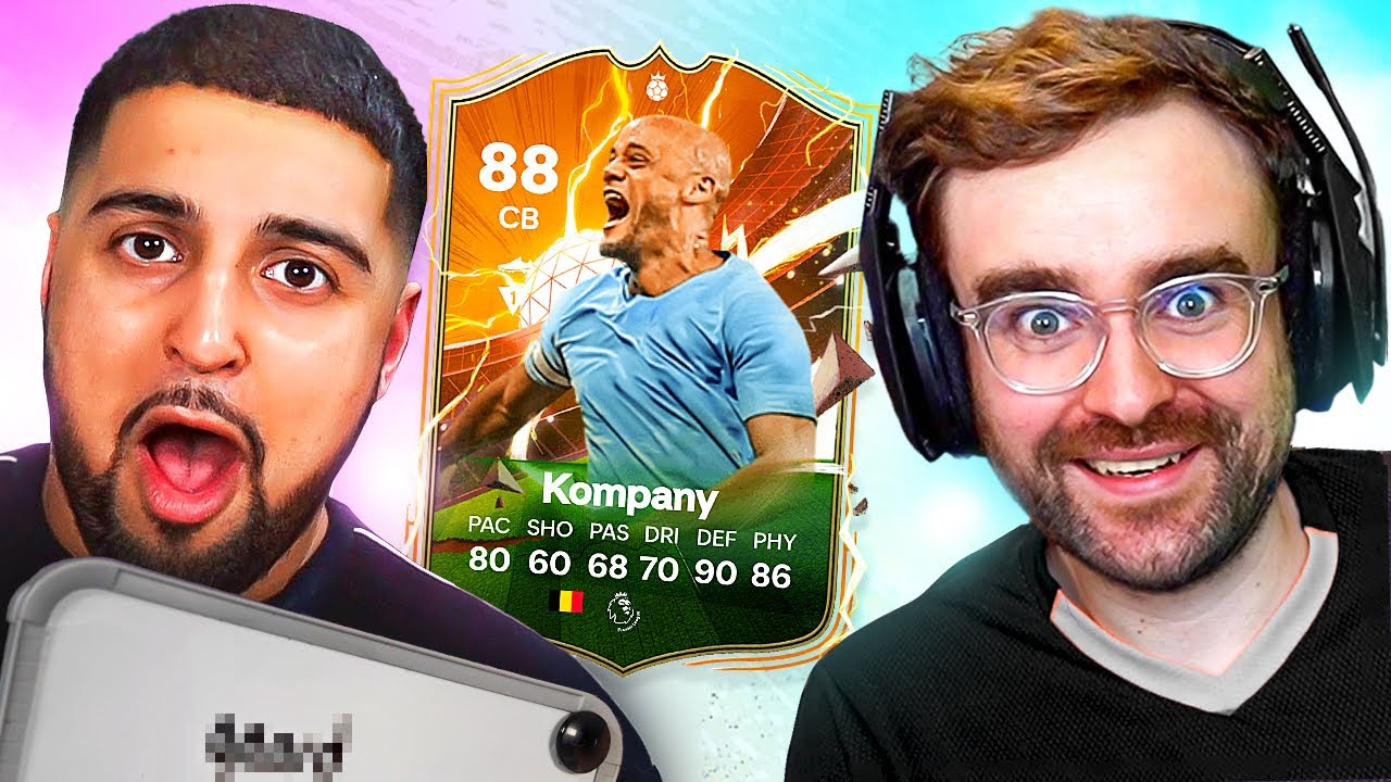 FC24 Squad Builder Showdown! NEW HERO VINCENT KOMPANY! - YouTube