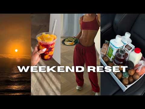 FULL RESET: digestion smoothie, self care routine, healthy grocery shopping
