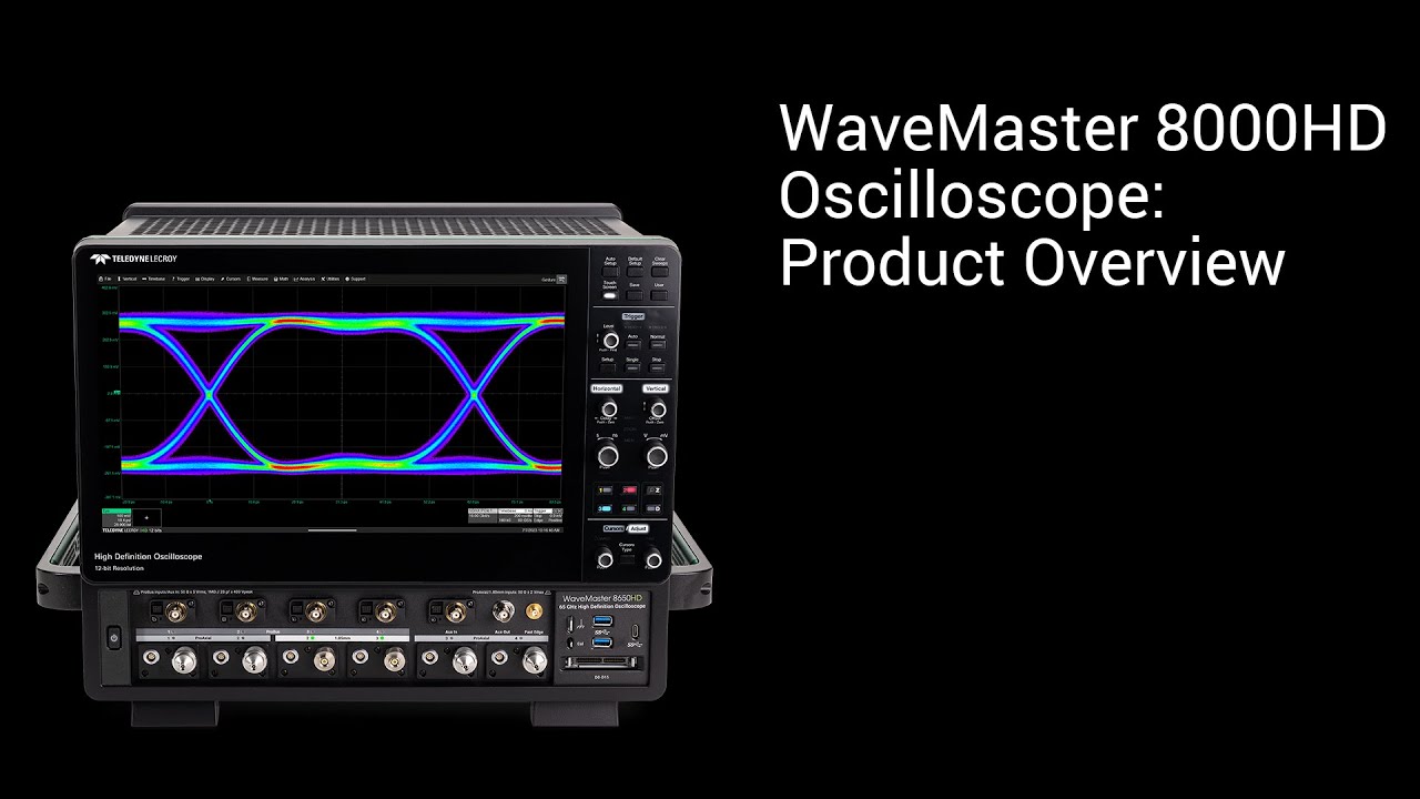 WaveMaster 8000HD Oscilloscope: Product Overview - YouTube