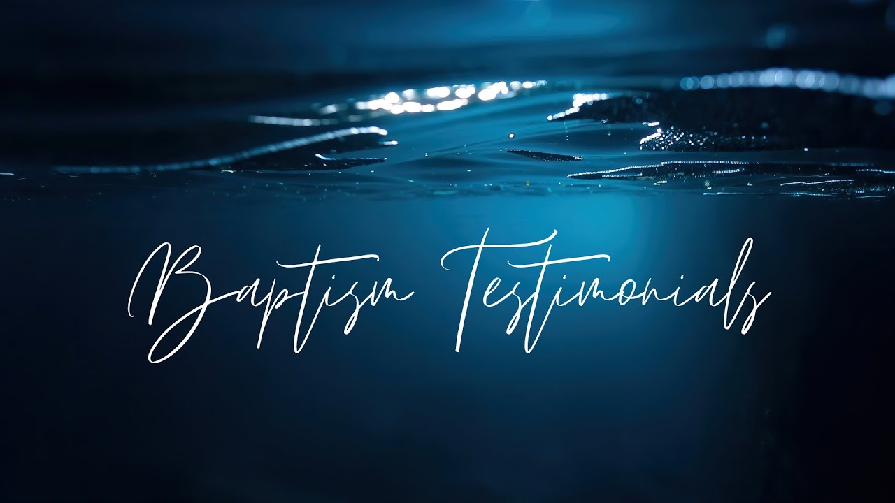 Baptism Testimonies Winter 2023 - YouTube