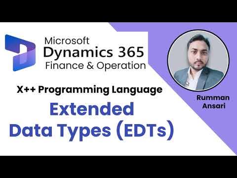 How to Create EDTs in D365 F&O - X++ Programming Language - YouTube