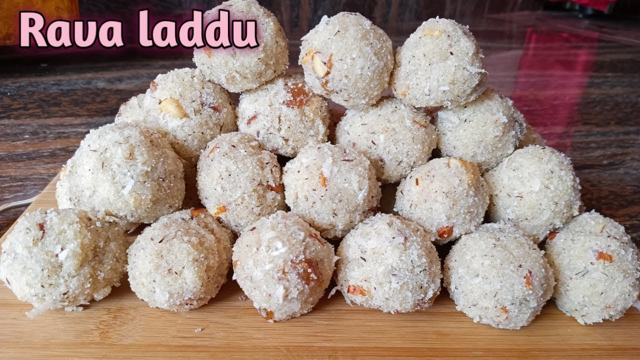 Rava laddu | ರವೆ ಉಂಡೆ | Rava ladoo easy and tasty recipe | mom's recipe ...