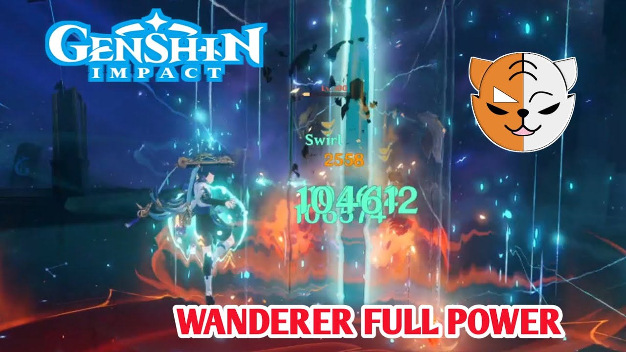 WANDERER FULL POWER GENSHIN IMPACT - YouTube