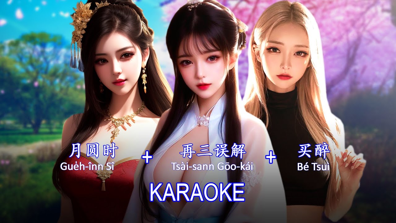 DARWIS LIM ( 林根阵 ) 月圆时 + 再三误解 + 买醉 - Gue Yin Si + Cai Sa Goo Kai + Beh ...