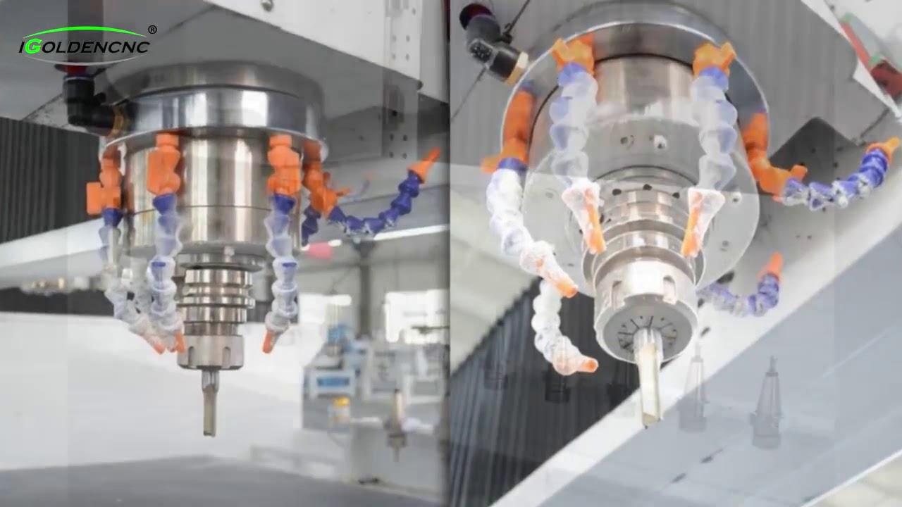 ATC Stone router with automatic tool function - YouTube