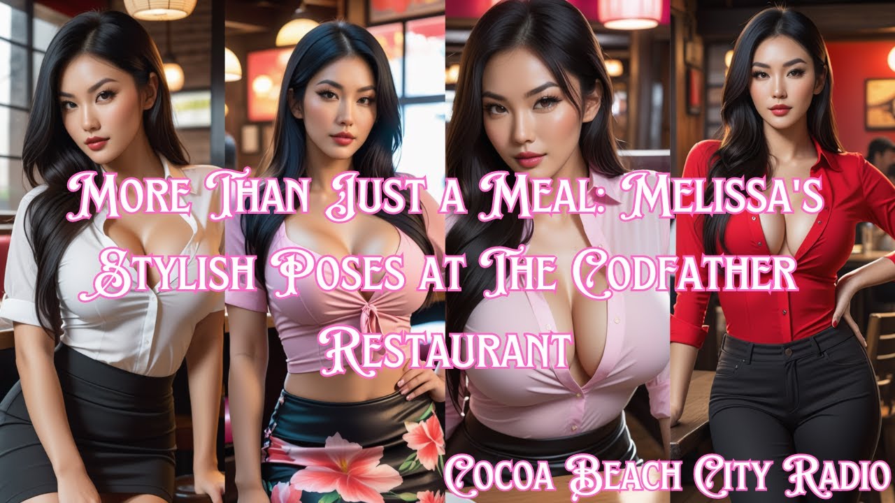 More Than Just a Meal: Melissa's Stylish Poses at The Codfather Restaurant [AI Art] - YouTube