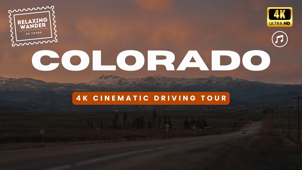 COLORADO 4K CINEMATIC DRIVING TOUR | Denver & Rockies with Music 4K UHD ...