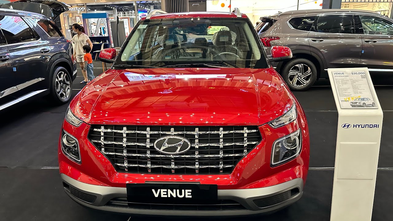 2023 Hyundai Venu Red Color - Lovely Compact SUV - YouTube