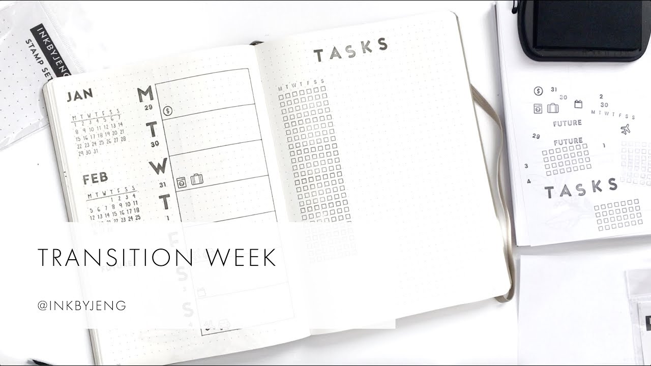 Transition Week in my Journal - YouTube