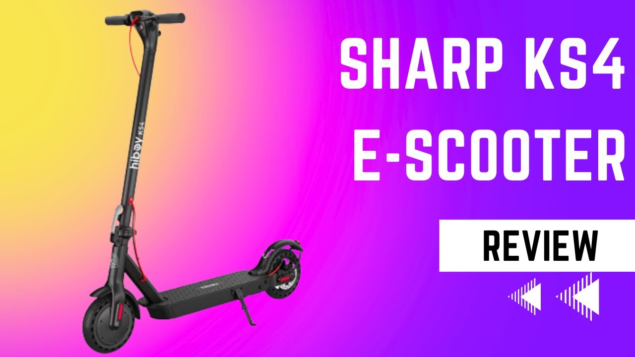 Sharp KS4 E-Scooter: Ride in Style and Efficiency! Full Review ...