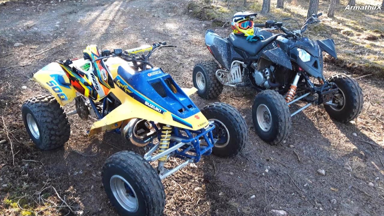 Suzuki LT500R 2-t Quadzilla - First Spring Adventure Ride - YouTube