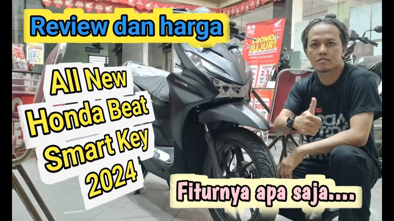 Review dan harga New Honda Beat SmartKey 2024 Ready...... - YouTube