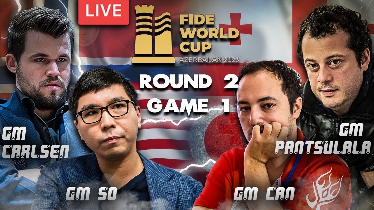 GM Wesley So at GM Magnus Carlsen, SASABAK na FIDE World Cup 2023 Round ...