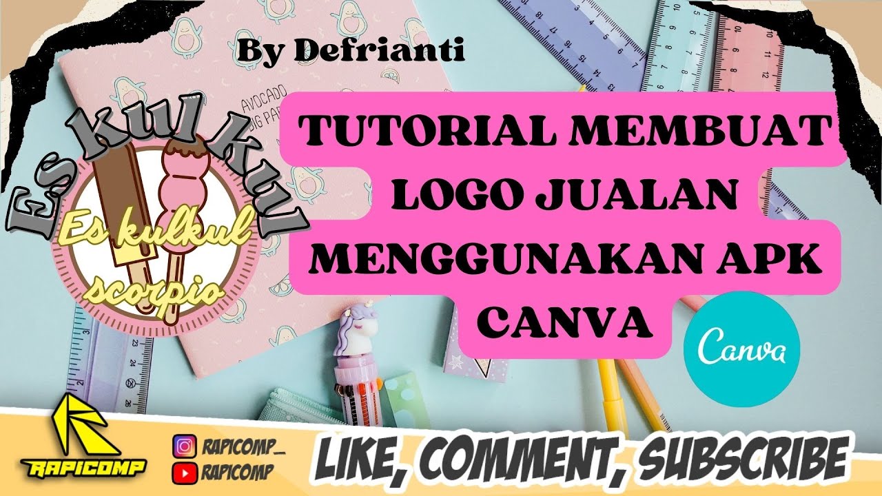 CARA MEMBUAT DESAIN LOGO JUALAN DENGAN MENGGUNAKAN APLIKASI CANVA BY ...