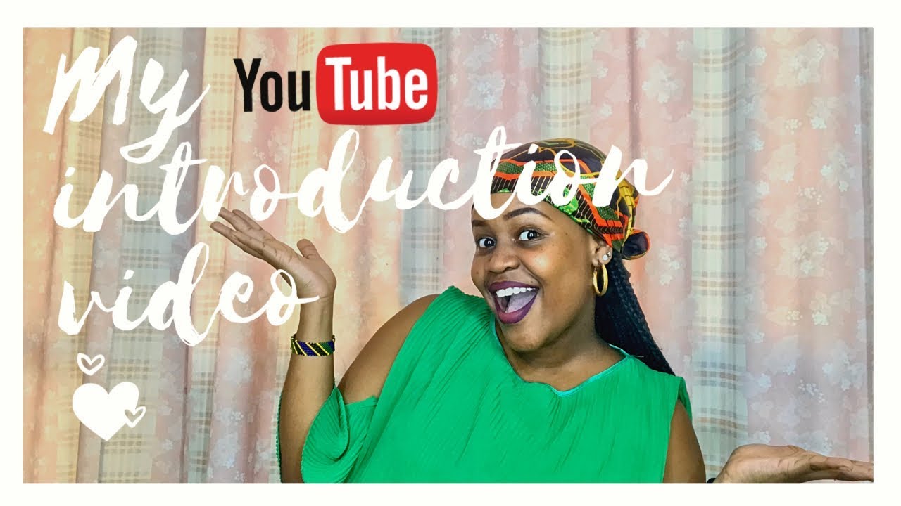 INTRODUCTION TO MY CHANNEL & ME - YouTube